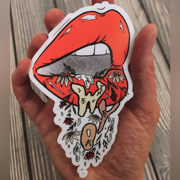 ruby wyld | Accessories | Dripping Wyo Sticker Large | Poshmark